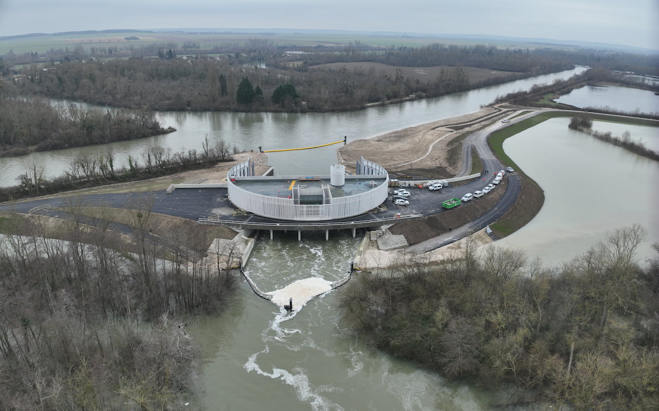 Seine Grands Lacs (77) : casier pilote de rétention des crues - aquagir